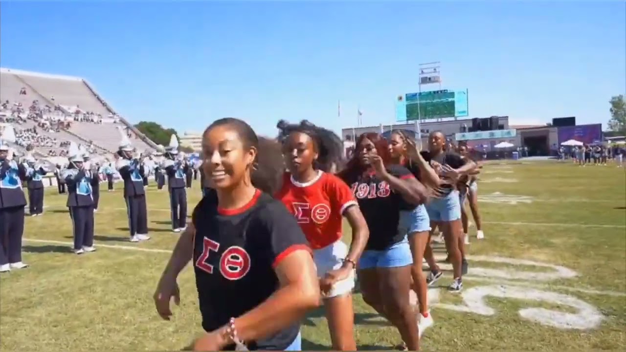 The Sonic Boom of the South! Greek halftime show! JSU vs MSVU 2022 ...