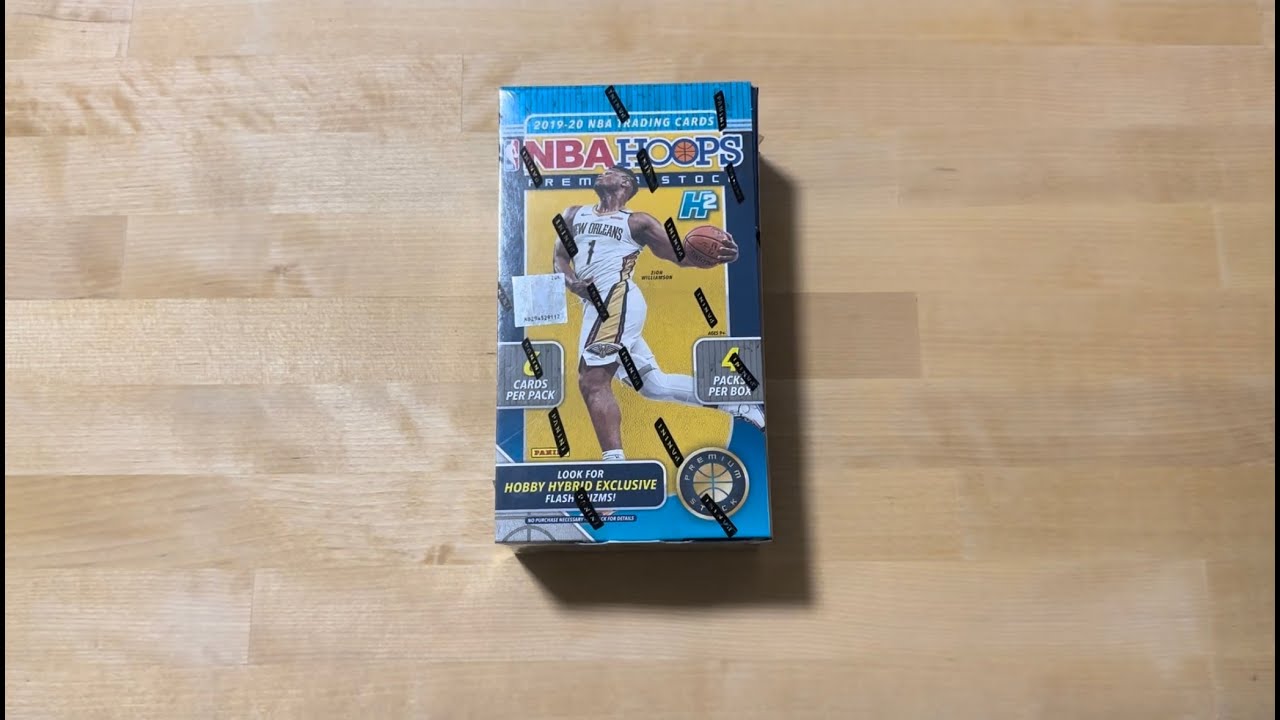 2019-20 Panini NBA Hoops Premium Stock Basketball Hobby Hybrid Box ...