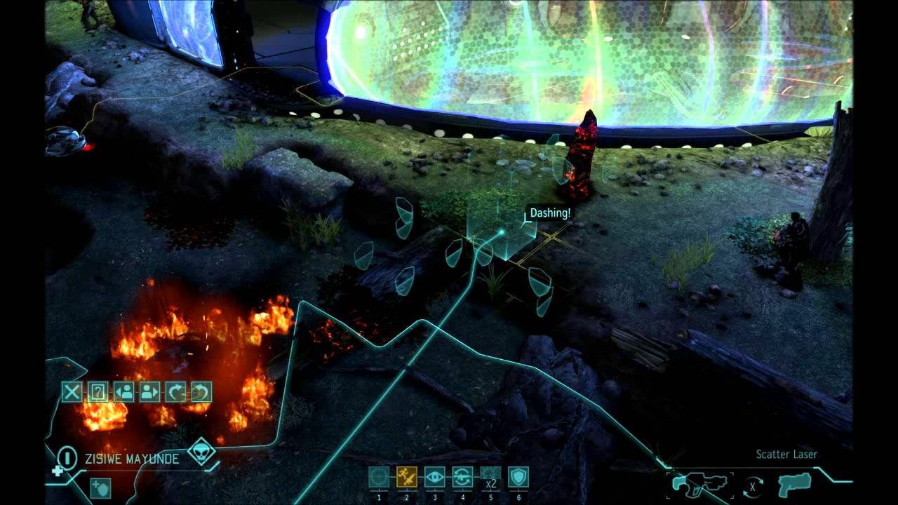 Xcom Enemy Unknown Operation Crimson Forest Cyberdisc Gameplay Part 2/3 ...