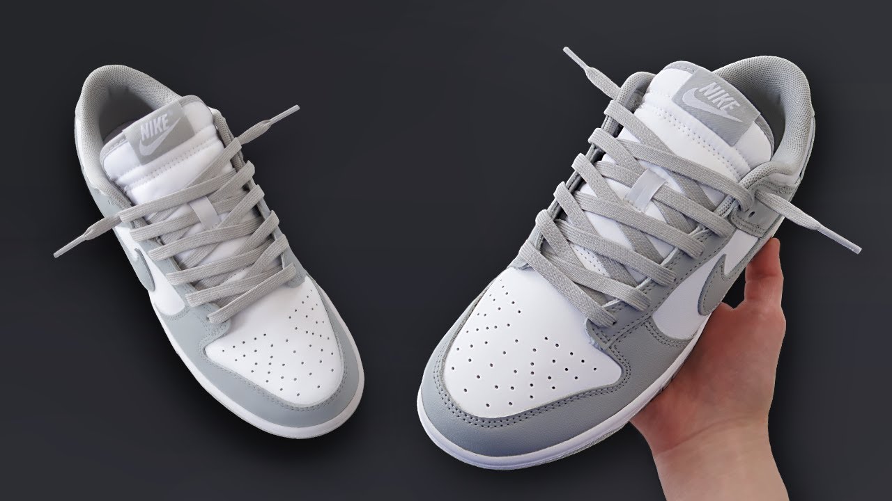 HOW TO LACE NIKE DUNK LOWS LOOSELY (BEST WAY) - YouTube