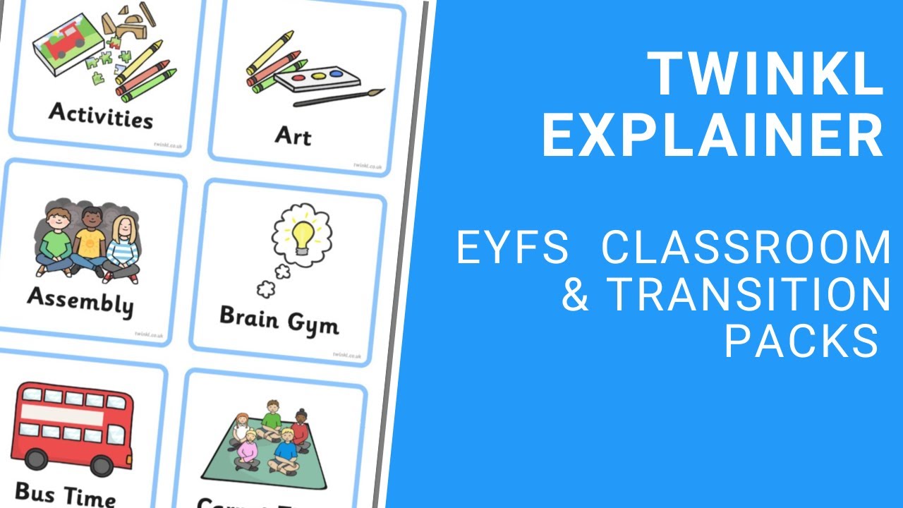 EYFS Classroom and Transition Packs - YouTube