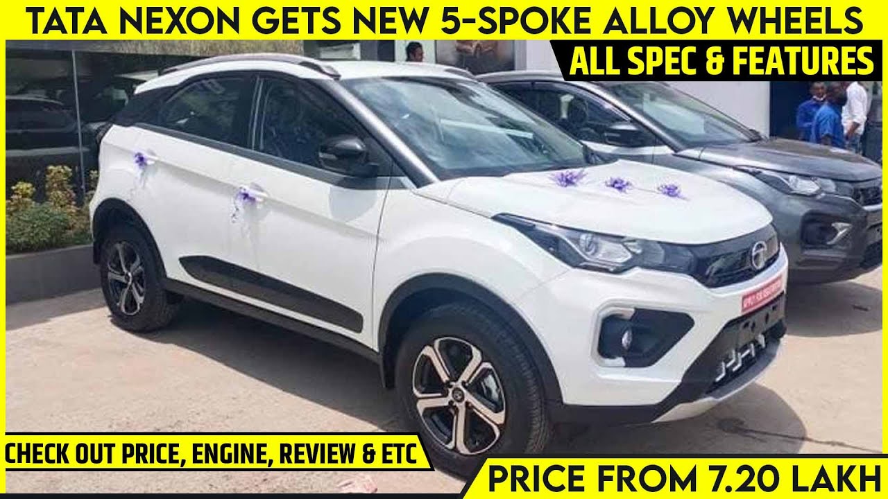Tata Nexon With New 5-Spoke Diamond-Cut Alloy Wheels Reached ...