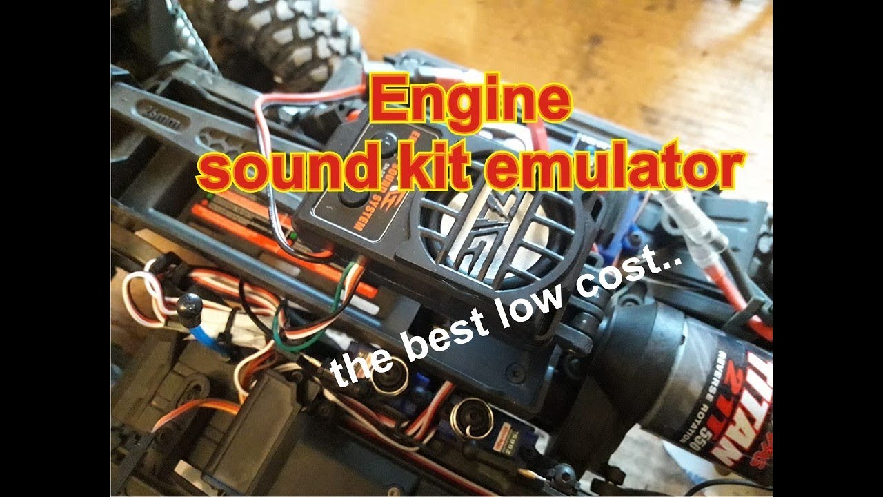 RC Cars: Unboxing of the best low cost engine sound kit emulator - YouTube