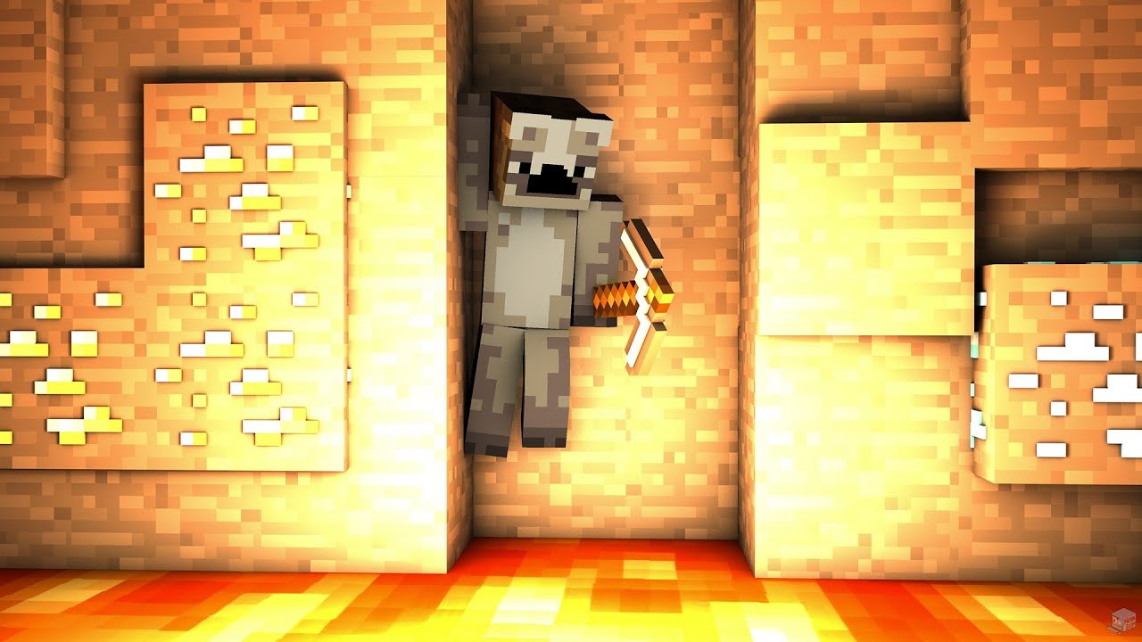 MINECRAFT 1v1v1 ale LAWA ROŚNIE co CHWILĘ - YouTube