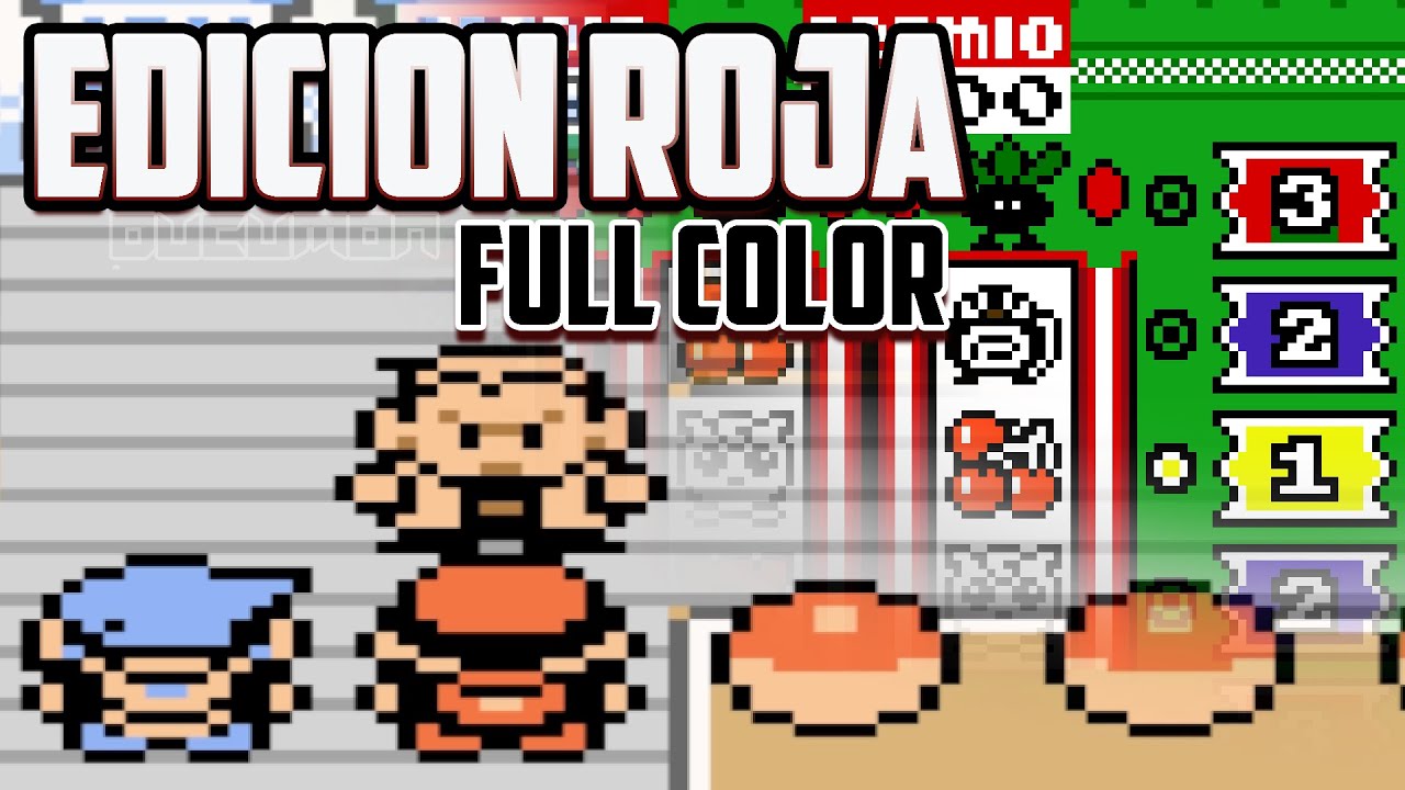 Pokemon Edición Roja Full Color - Full Color for Pokemon Red Spain with ...