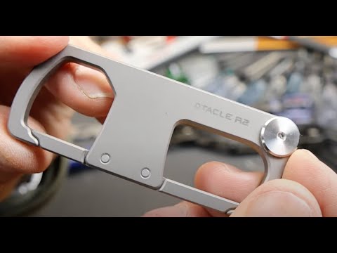 Titanium Double Locking Carabiner Scalpel: The Oracle R2. The K1 could ...