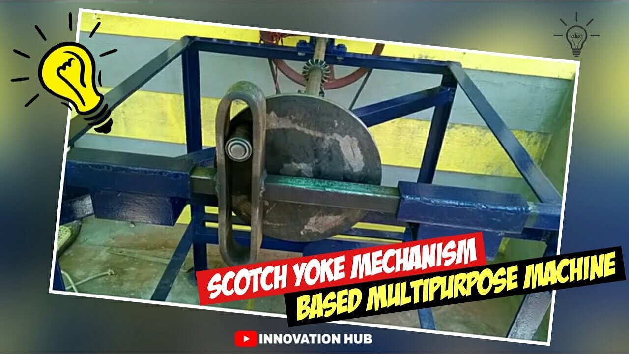 Multipurpose Machine| Scotch Yoke Mechanism Based Machine| Mechanical ...