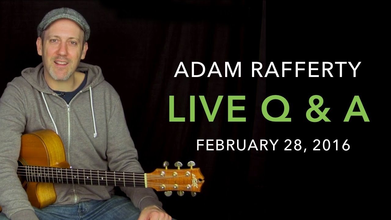 Adam Rafferty Q & A Live Stream - February 28, 2016 - YouTube