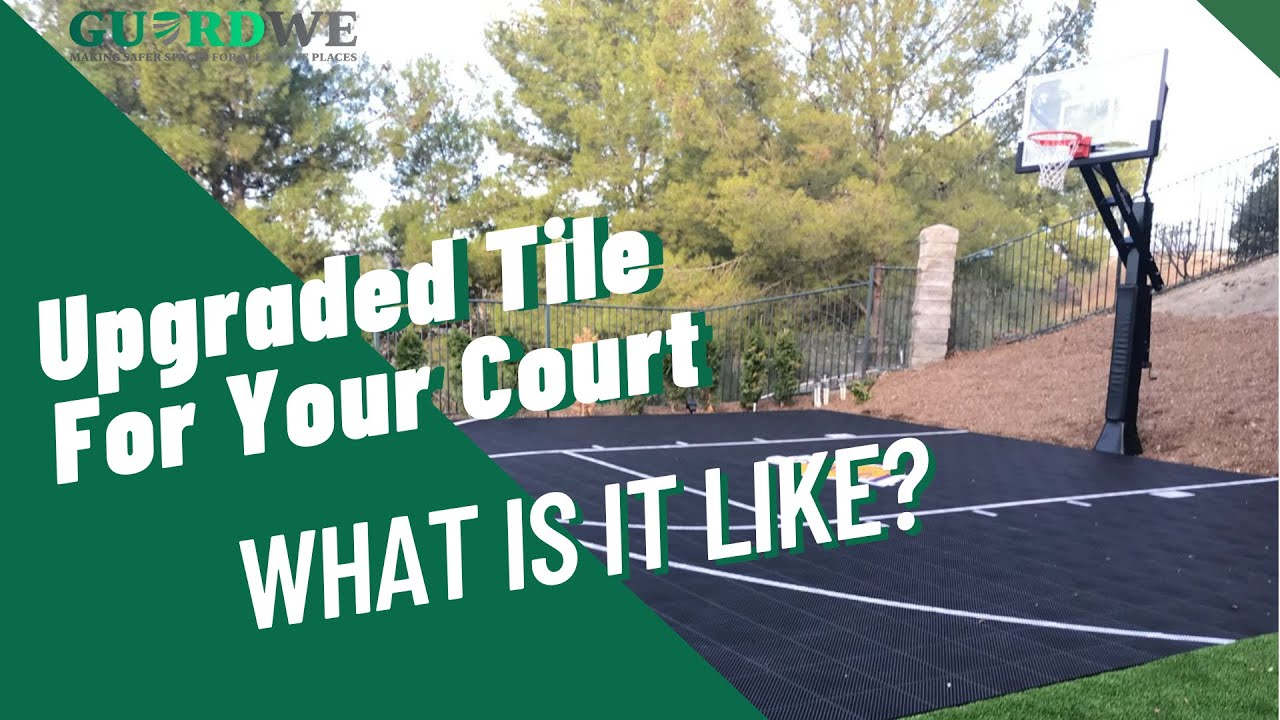 An upgraded Basketball Court PP Tile: what is it like? - YouTube