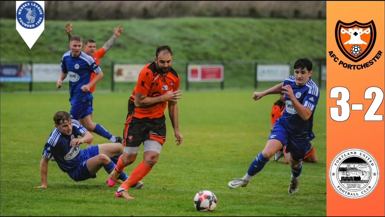 AFC Portchester vs Portland FC (A) | Match Highlights 3:2 WESSEX LEAGUE ...