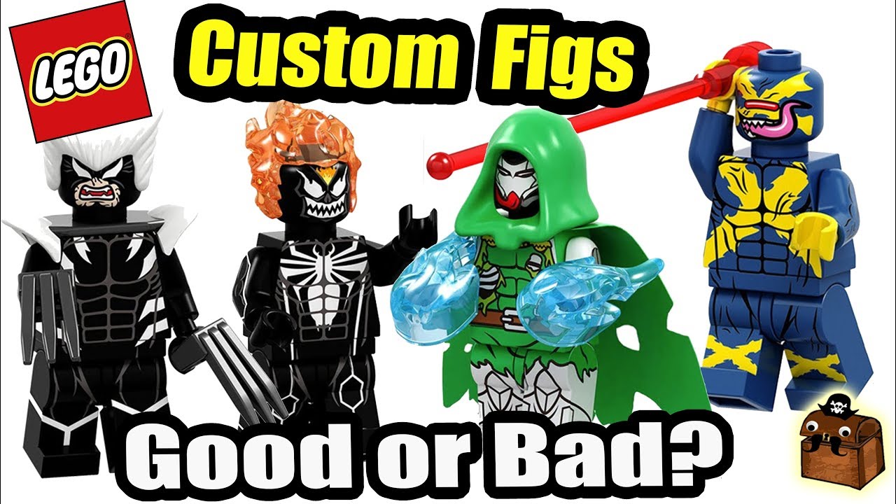 Venom-Verse LEGO Marvel Custom Minifigures - YouTube