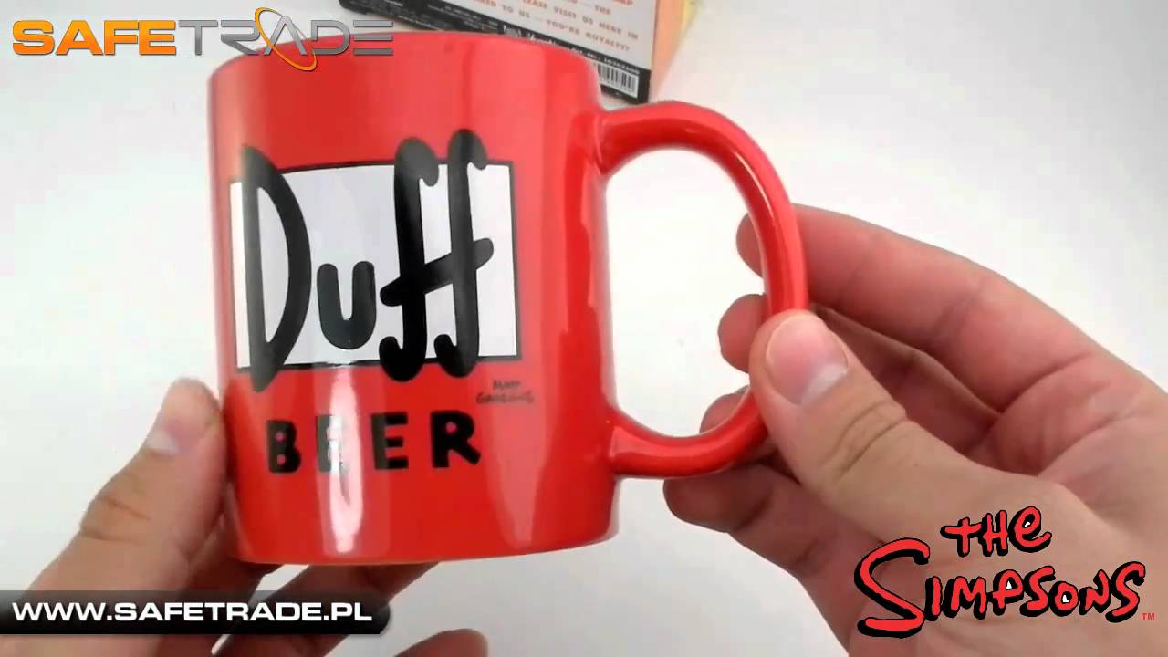 [MUG-02] The Simpsons™ Unikalny Kubek Duff Beer Mug Classic Logo [www ...