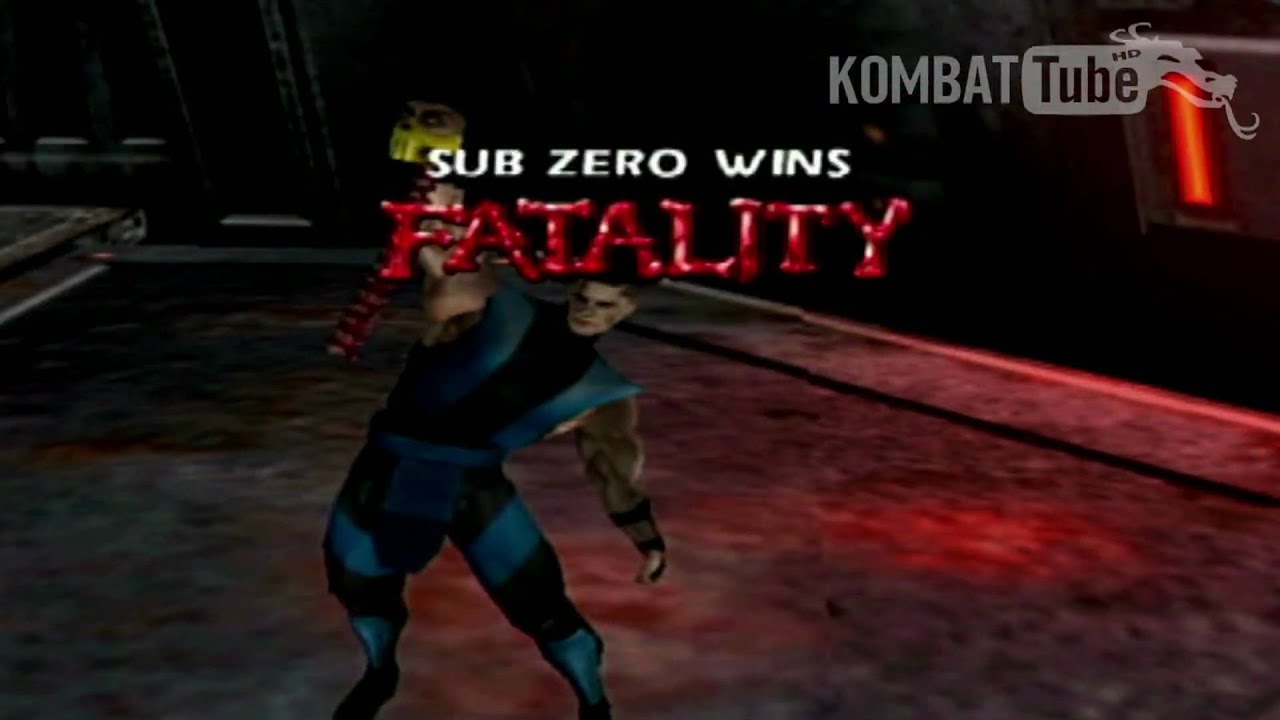 MK4/Gold Sub-Zero "Spine Rip" Fatality - YouTube