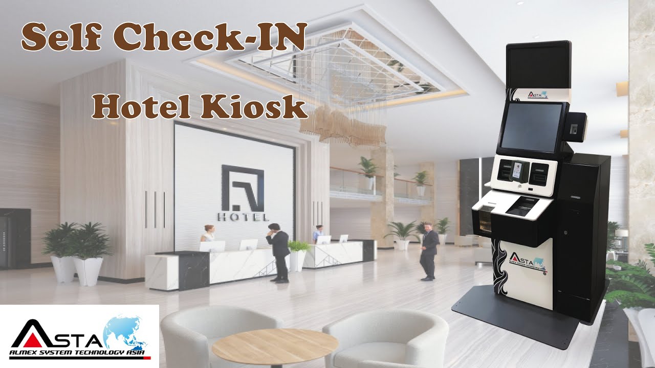 How to use Standard Self Service Kiosk for Hotel: Check-In - YouTube