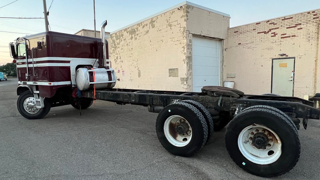 stretched cab over goes for its first drive - YouTube