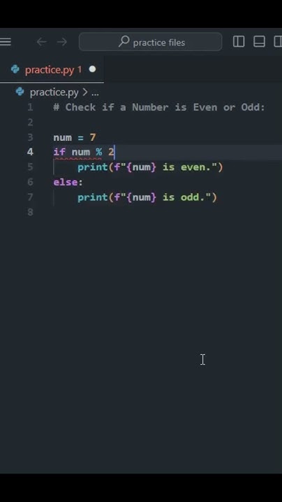 Check If A Number Is Even Or Odd Python Code Coding Programming Pythoncode