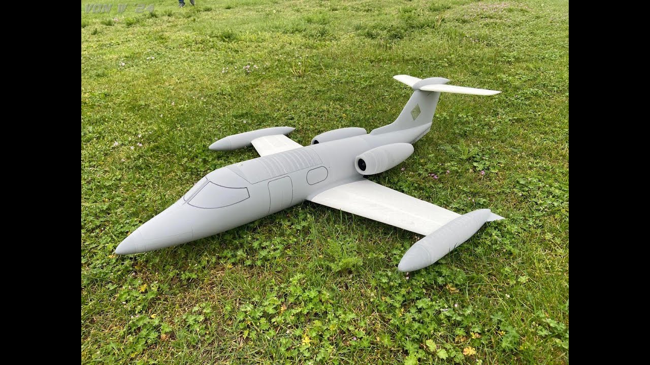 X65 Lear Jet maiden - YouTube