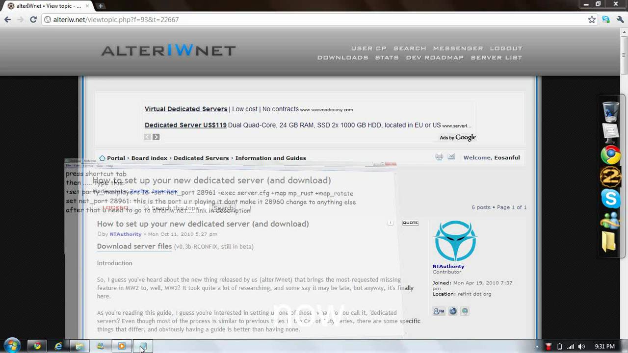 mw2 dedicated server setup/create [aIW-only] - YouTube