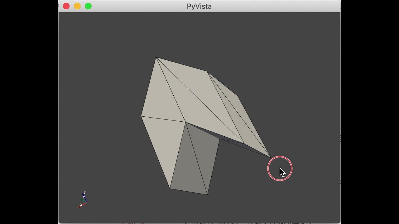 PyVistaでSTLを表示させてぐりぐり動かす動画 - YouTube