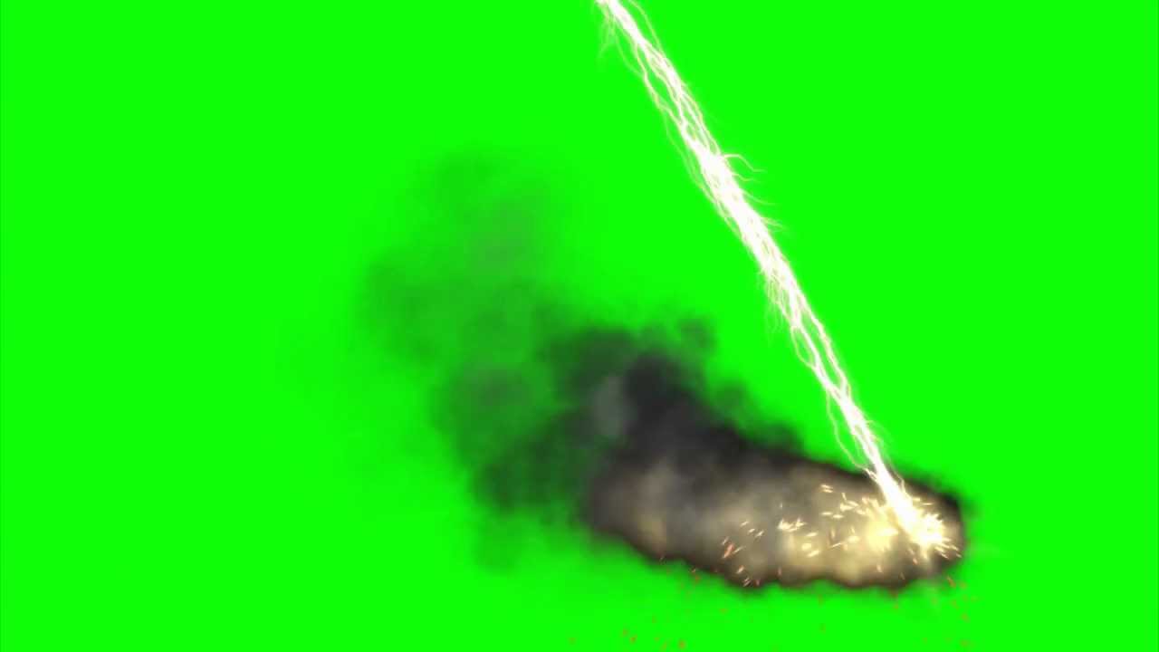 Thunderbolt Strike - Green Screen (1080p) - YouTube