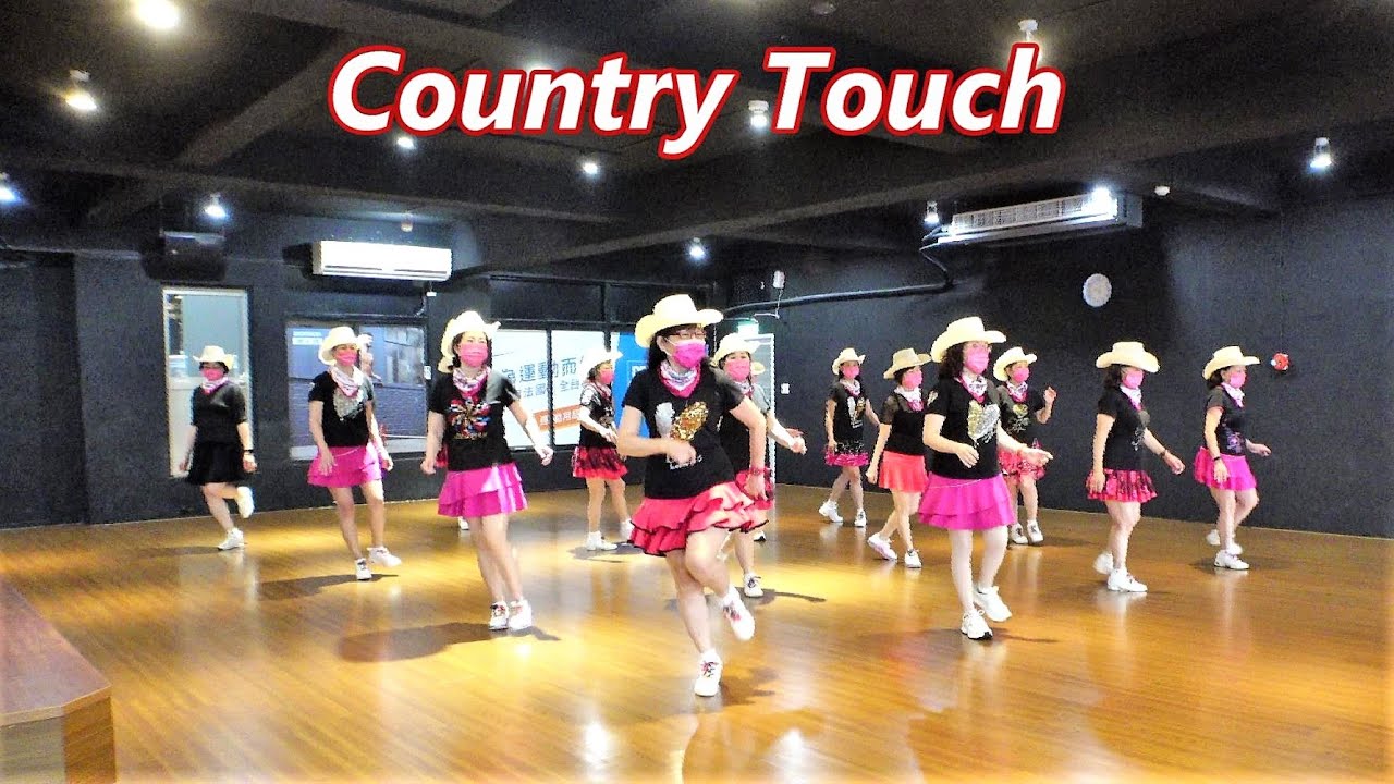 Country Touch│Line Dance by Darren Bailey & Fred Whitehouse│Demo & Walk ...