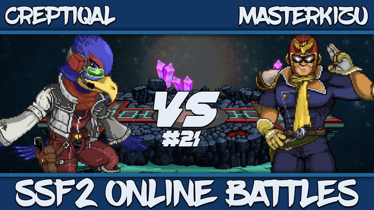SSF2 Online Battles #21 - Creptiqal (Falco) Vs. MasterKizu (Captain ...