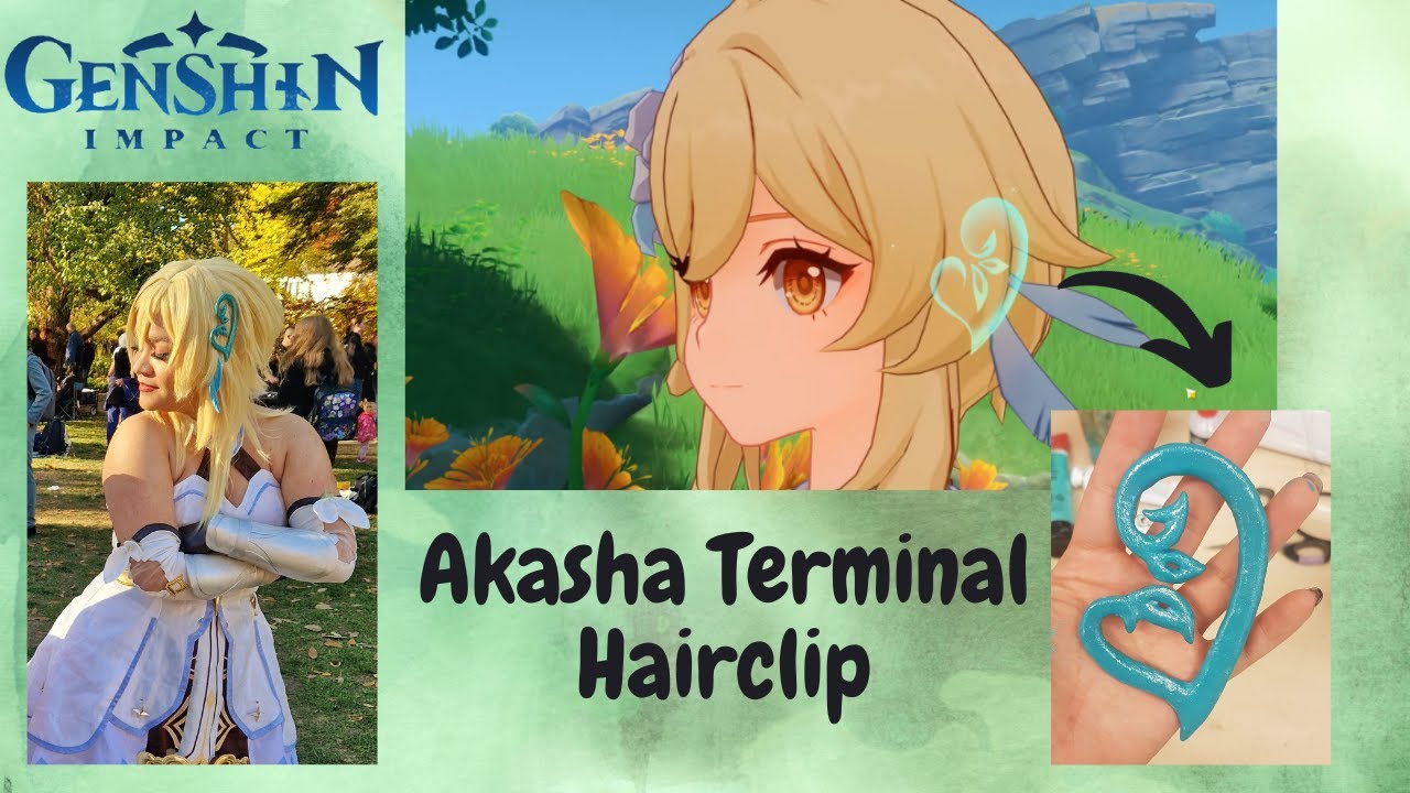 Akasha Terminal Hairclip // Worbla Beginner Friendly Tutorial - YouTube