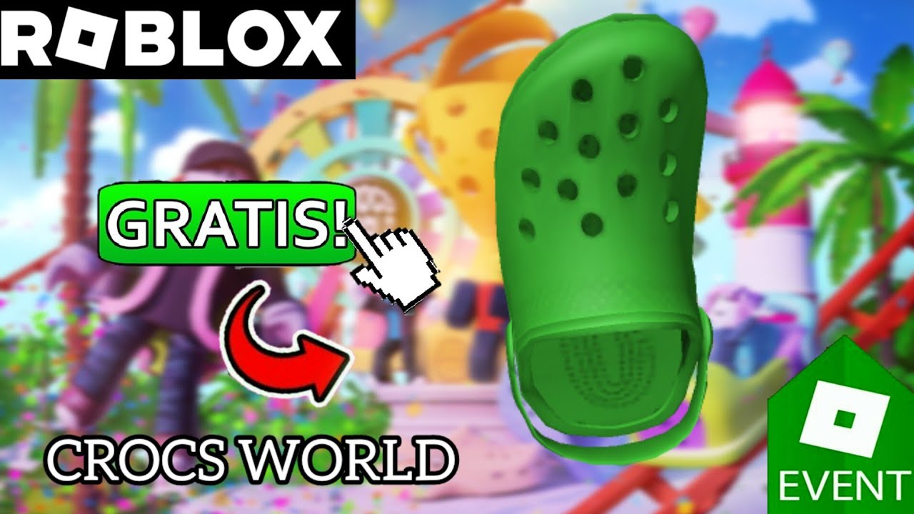 ¡CONSIGUE CROCS GRATIS EN ROBLOX!! DEL EVENTO DE Crocs World Minigames ...