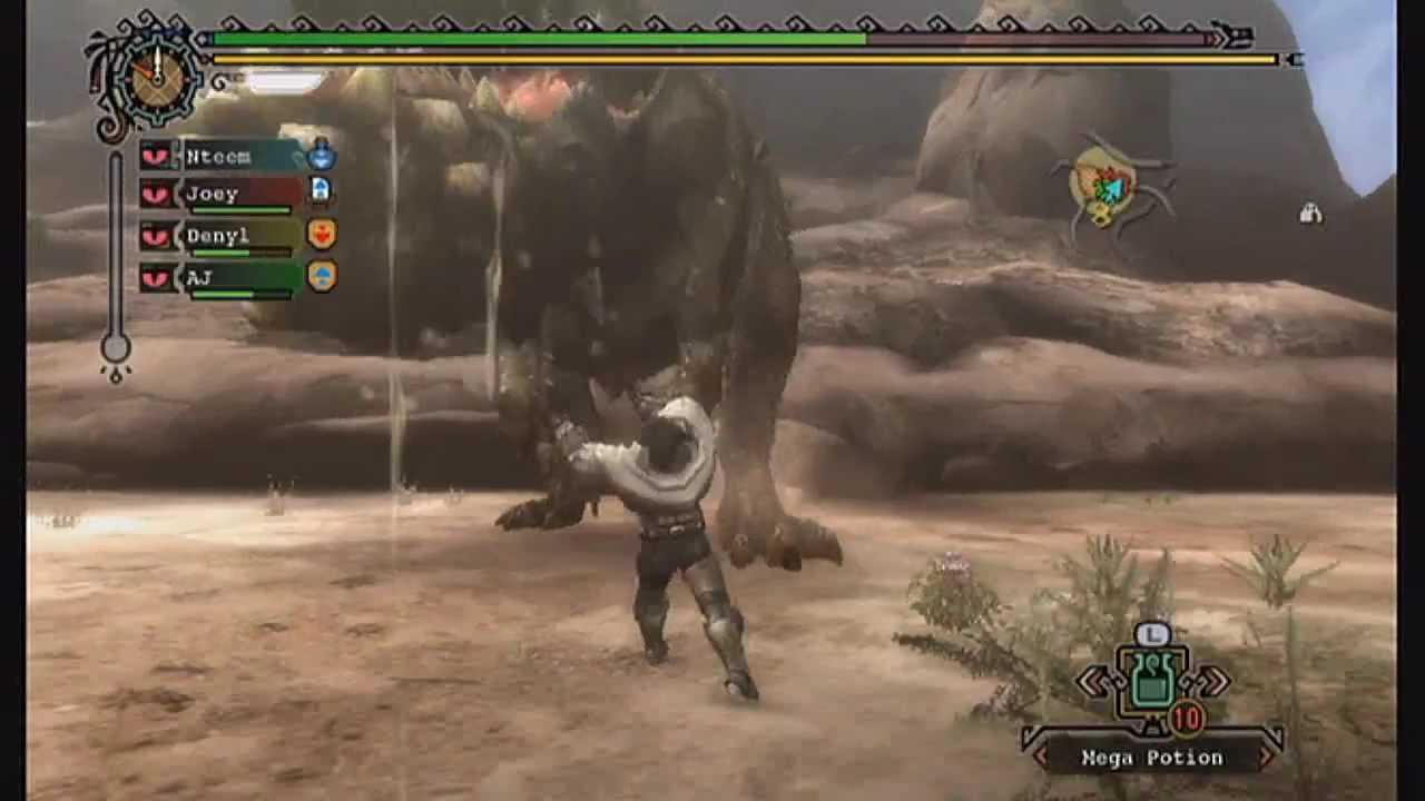 Monster Hunter 3 Tri: Deep-six a Deviljho - Deviljho - YouTube
