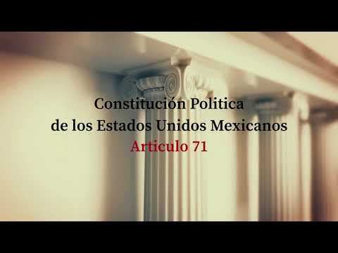 Artículo 71 (Constitución Mexicana 2020) Explicado - YouTube