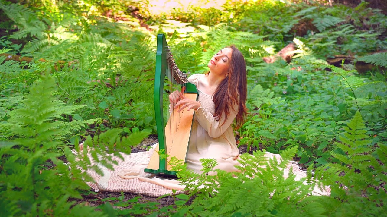 Abundant Love (444 Hz): 1 Hour of Relaxing Harp Music | Sarah Bhalla ...