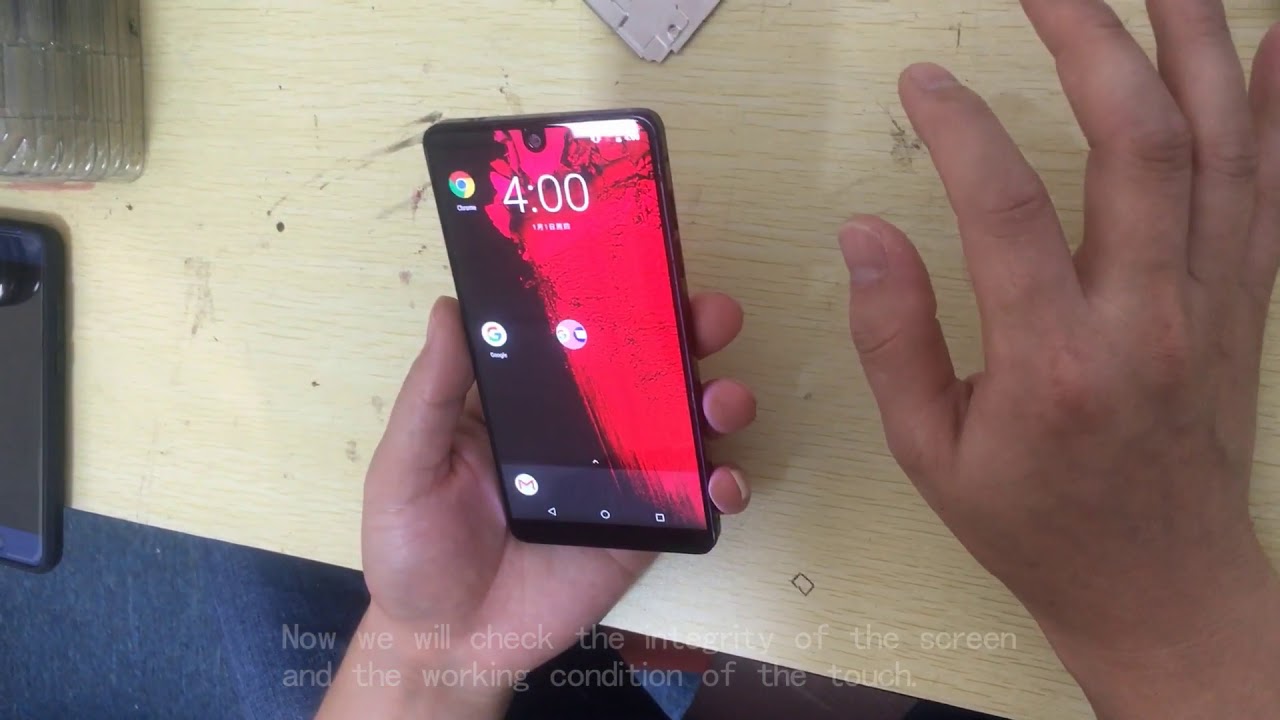 smartphone LCD Display detection - YouTube