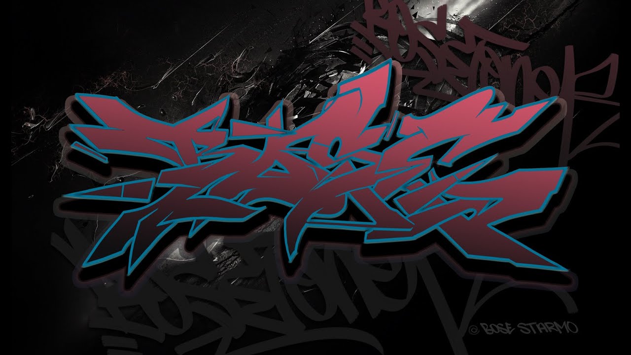 Digital GRAFFITI Bose / on Photoshop - YouTube