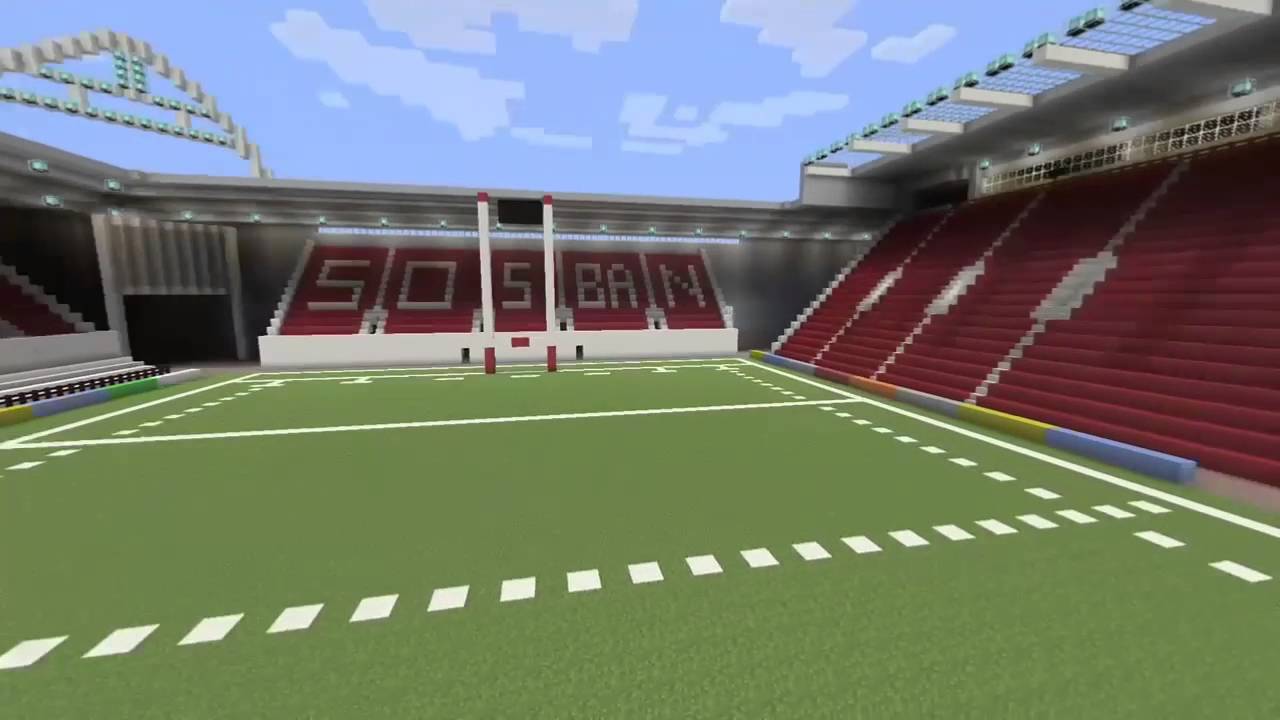 Minecraft Xbox One Parc Y Scarlets Rugby Stadium, Llanelli - YouTube