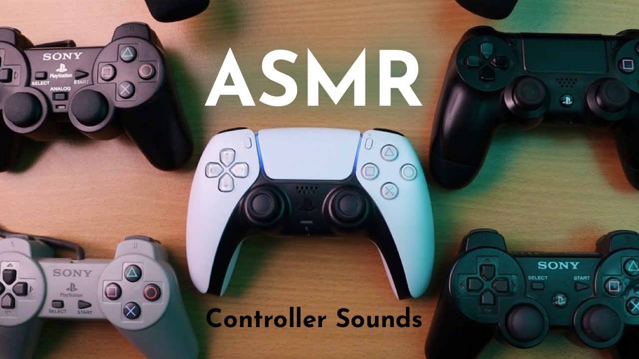 ASMR PS5 - EVERY PlayStation Controllers Sound Comparison 🎮 (Shockingly ...
