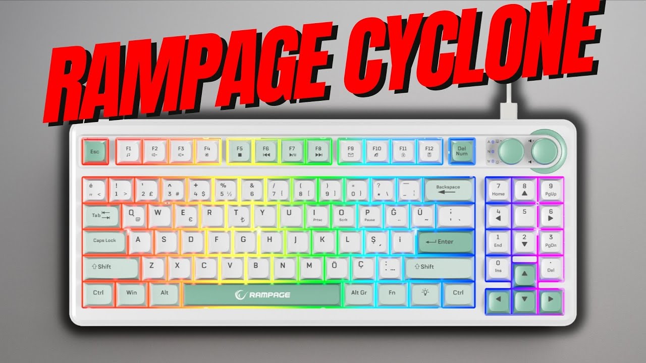 Rampage Cyclone İnceleme | Tasarımı Şahane RGB’li Compact Membran ...