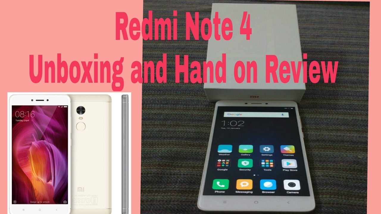 Mi Redmi Note 4 (64gb/4gb ram) Unboxing and Hands on Review - YouTube