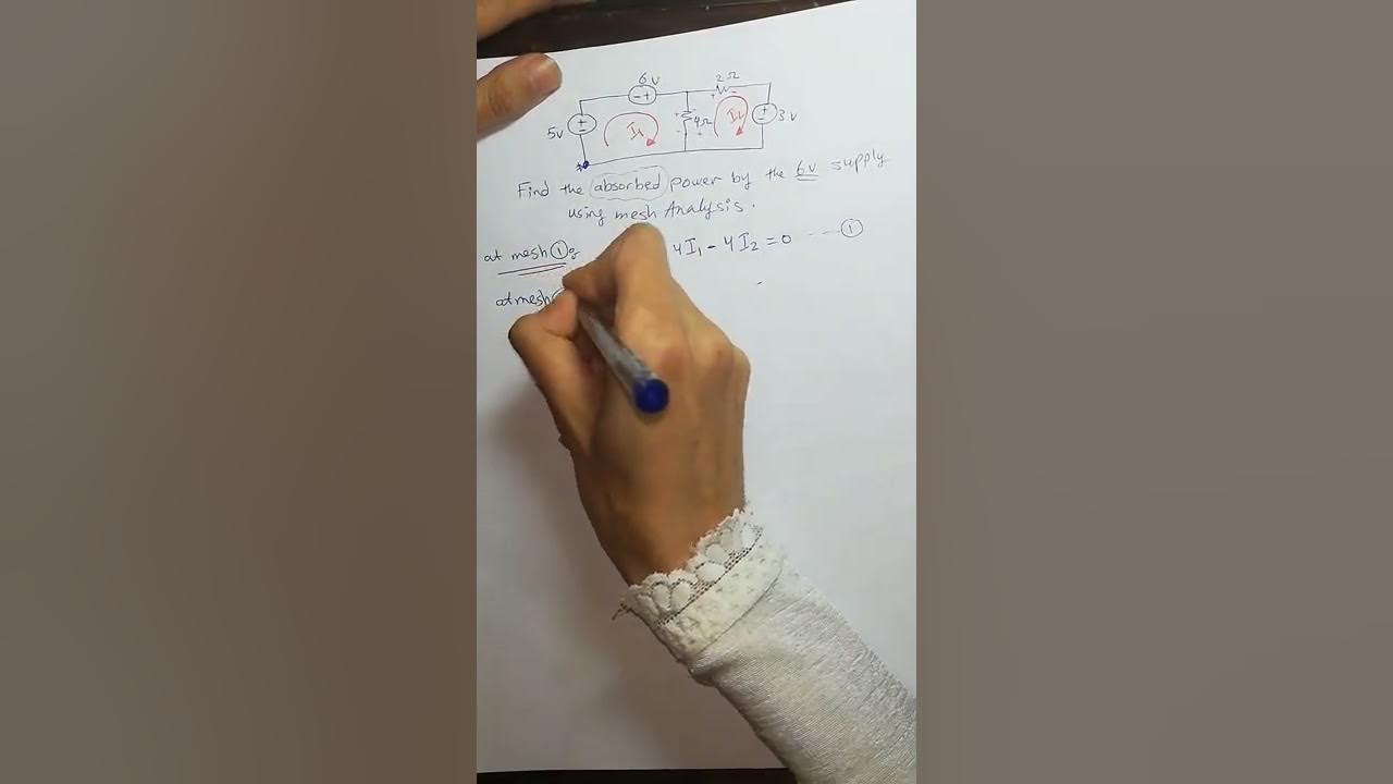Ch.3_ Example on mesh analysis_ 1 - YouTube