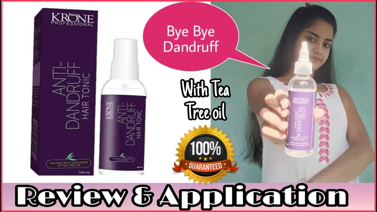 Krone Professional Anti dandruff hair Tonic // Remove dandruff ...