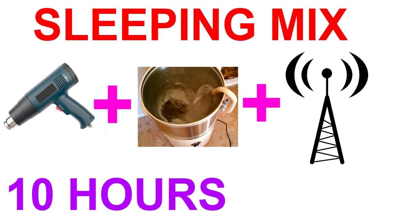 №211 Building hair druer sound, washing machine sound, transmitter ...