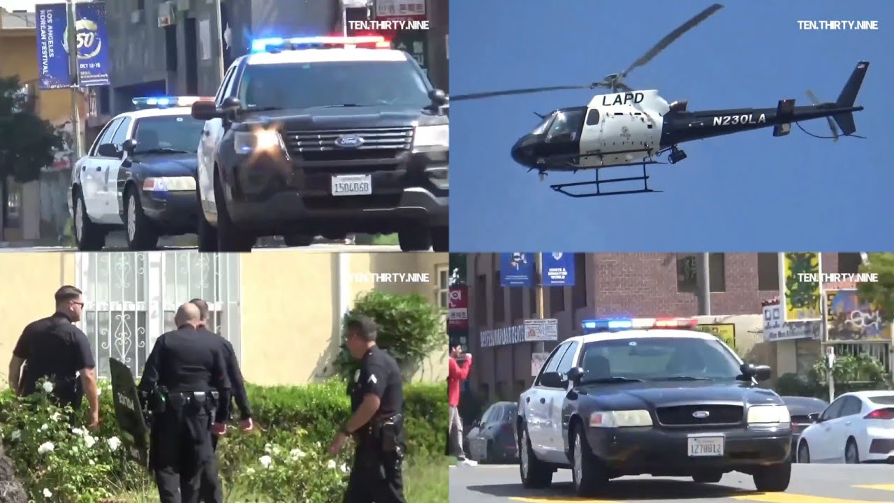 LAPD UNITS RESPONDING CODE 3 | RESIDENTIAL BREAK-IN | 09-15-2023 - YouTube