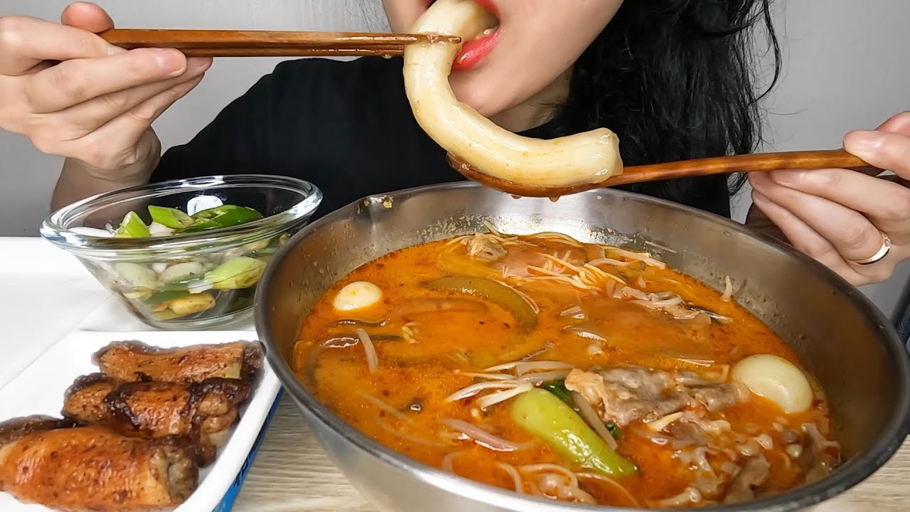 🔥마라탕X대창구이 먹방ASMR ㅣ BEEF LARGE INTESTINES Grilled tripe Daechang Mukbang ...