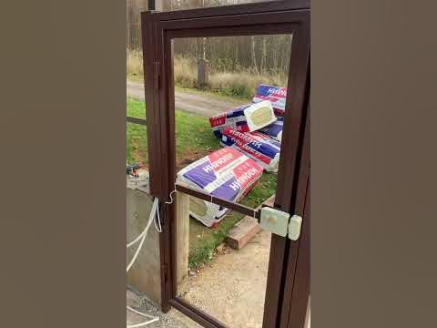 Электромеханический замок на калитку с домофоном. - YouTube