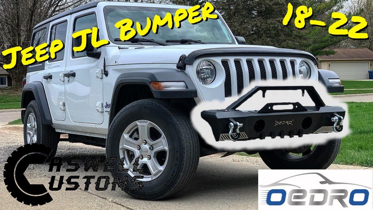 OEDRO Stubby Front Bumper Jeep Wrangler JK JL - YouTube