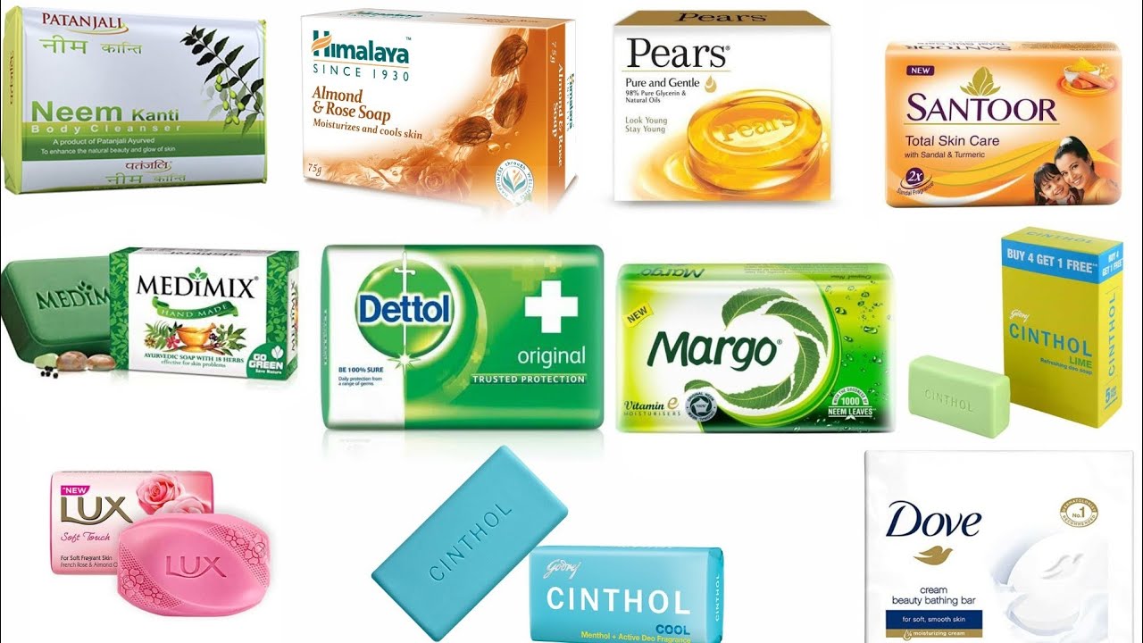India soap name / Indian all types of soap - YouTube