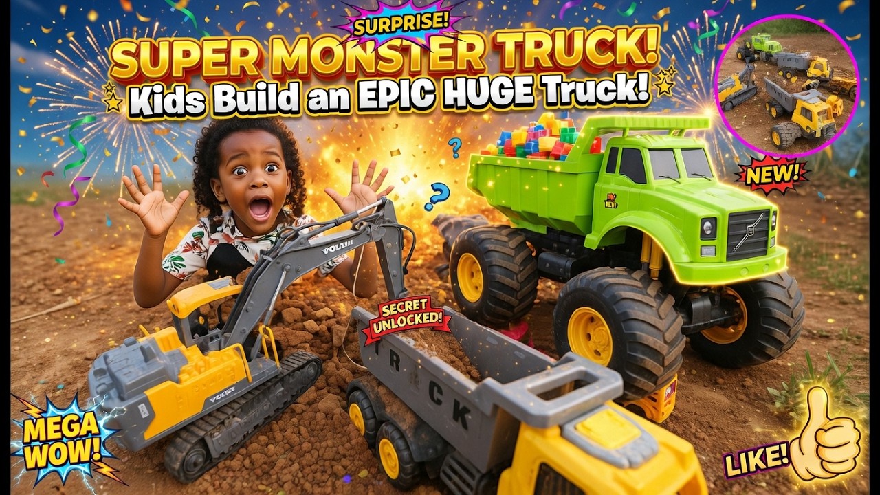 Team Truck RC work hard by found trucks and loading #excavator # ...