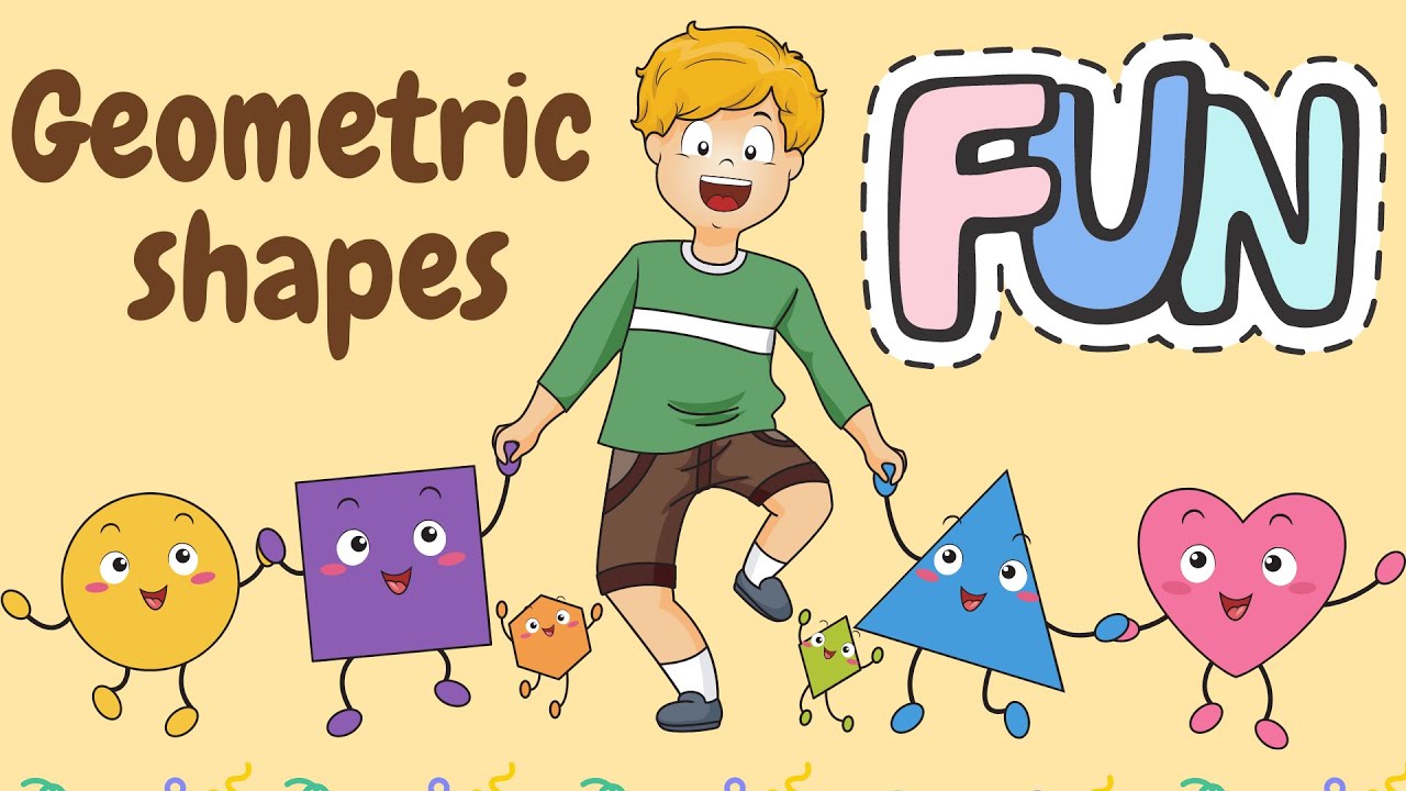 Geometric shapes for kid |Shapes Safari Adventure l Fun Learning Maths ...