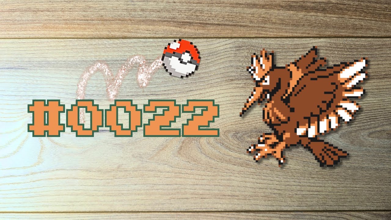 [#0022] How to Catch Fearow – Pokémon Red and Blue | Pokédex Entry ...