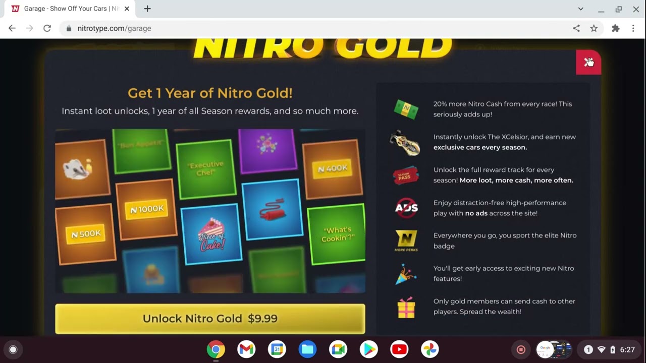 How to hack nitro type and put as many money in - YouTube