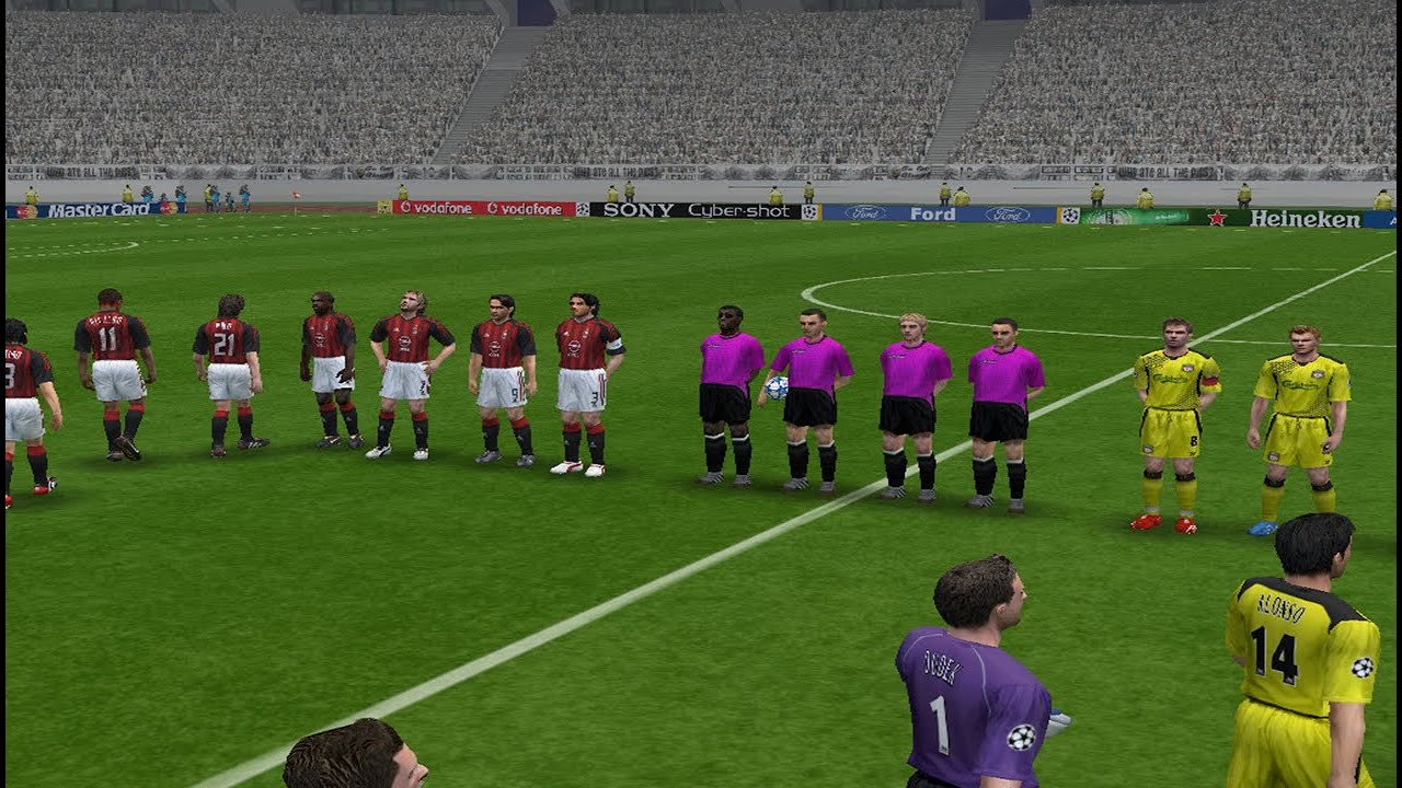 PES 6 [PES DECADAS PATCH] AC Milan 02-03 VS Liverpool 04-05 (UEFA CL ...